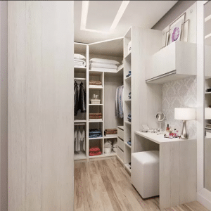 Closet em U: Como otimizar o espaço do seu closet